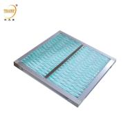 China G4 F5 F6 F7 F8 F9 Pre Pleated Media Filter Industrial Panel Air Filter For Laminar Flow Hood for sale