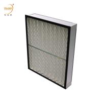 China Pleated Panel Washable Wave Mesh Pre Filter for Clean Room Air Condition for sale