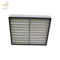 China Pleated Panel Washable Wave Mesh Pre Filter for Clean Room Air Condition for sale