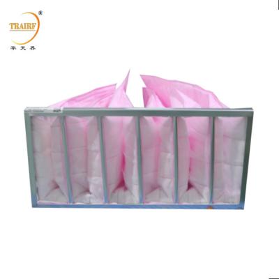 China High Dust Holding Capacity Nonwoven Pocket Filter Electrostatic Type Pocket for sale