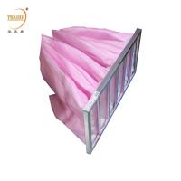 China High Dust Holding Capacity Nonwoven Pocket Filter Electrostatic Type Pocket for sale