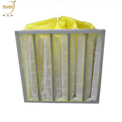 China Industrial Media Pocket Air Filter for AHU Bag Filter for sale