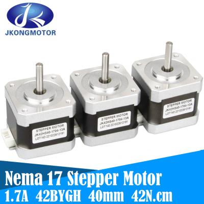 China Nema 17 Stepper Motor 42Ncm 1.7A 12V 4 Wire Hybrid Stepping Motor for 3D Printer CNC for sale