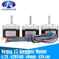 China Nema 17 Stepper Motor 42BYGH 1.8 Degree 1.5A 42 Motor 17HS4401S 42N.cm 4-Lead With 1m Cable for sale