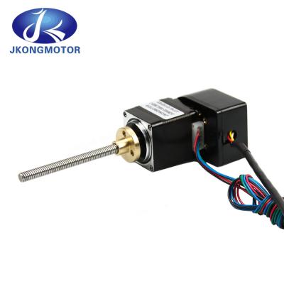 China Nema 11 Non Captive Linear Actuator Stepper Motor 34mm 28cm Lead Screw with Encoder for sale