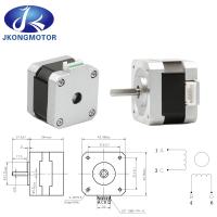 China Nema 17 Stepper Motor Bipolar 2A 59Ncm 48mm Body 4-Lead 1m Cable Connector for 3D Printer CNC for sale