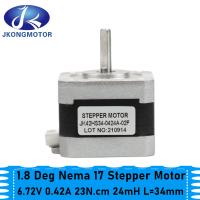 China Nema 17 Stepper Motor Bipolar 2A 59Ncm 48mm Body 4-Lead 1m Cable Connector for 3D Printer CNC for sale