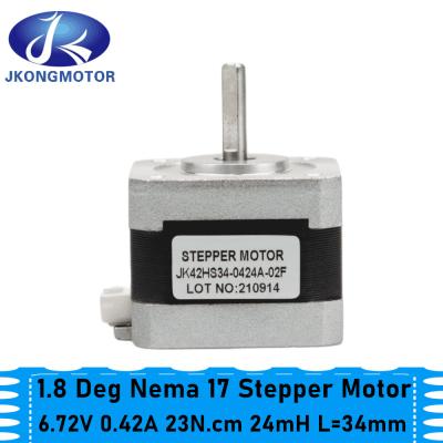 China Nema 17 Stepper Motor Bipolar 2A 59Ncm 48mm Body 4-Lead 1m Cable Connector for 3D Printer CNC for sale
