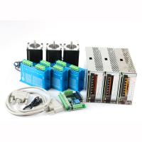 China Nema 34 12N.M 3 Axis CNC Kit Closed Loop Stepper Motor And Driver for sale