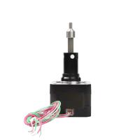 China Nema 17 Captive Linear Actuator 2 Phase Stepper Motor 5.0V 0.7A Lead Screw 6.35mm for sale