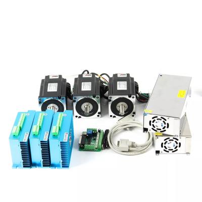 China Nema34 Closed Loop Stepper Motor Kit 4.6-12.5N.m 6A 4-Lead with Driver and Power Supply for sale