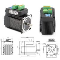 China CNC Closed Loop NEMA 23 Integrated Stepper Motor 57mm 36V DC 2N.M with Driver for sale
