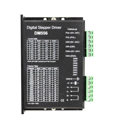 China DM556 2DM420 Digital Stepper Motor Driver DC 20-50V 1.4-5.6A for Nema 17 23 34 CNC for sale