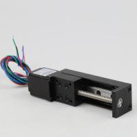 China 50mm Stroke T-Type Linear Stage with NEMA11 28mm Stepper Motor Kit 0.6A for sale