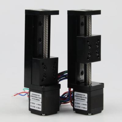China 50mm Stroke T-Type Linear Stage with NEMA11 28mm Stepper Motor Kit 0.6A for sale