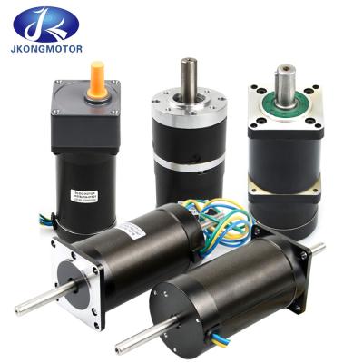 China Jkongmotor Brushless DC Motor 48V 3000rpm BLDC Motor with Planetary Gearbox for Sliding Gate for sale