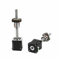 China Jkongmotor NEMA 8-34 T5/T8/T10 Trapezoidal Lead Screw Linear Stepper Motor 1.8° Step Angle 4 Leads for sale