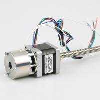 China Jkongmotor NEMA 8 11 17 23 24 34 Hybrid Stepper Linear Motor with Lead Screw 1.8° Step Angle 4 Leads for sale