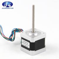 China Jkongmotor 12V 24V NEMA 8 11 17 23 24 34 42 52 Ball Screw Linear Stepper Motor with Brake for sale