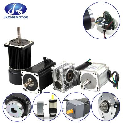 China Jkongmotor BLDC Brushless DC Motor 28mm-130mm 10W-2000W 12V-310V CE RoHS Customizable with Gearbox for sale