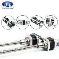 China Jkongmotor OEM ODM Nema 8-34 12V 24V Linear Stepper Motor 2 Phase 4 6 Leads Servo Actuator for sale