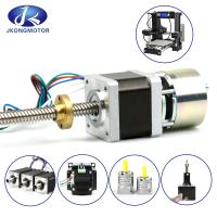 China Jkongmotor OEM ODM Nema 8-34 12V 24V Linear Stepper Motor 2 Phase 4 6 Leads Servo Actuator for sale