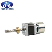 China Jkongmotor Nema 17 23 34 Linear Stepper Motor 1.8 Degree Ball Screw Shaft 2 Phase Hybrid for sale