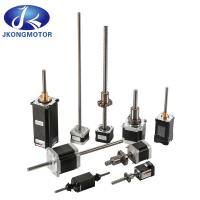China Jkongmotor Nema 17 23 34 Linear Stepper Motor 1.8 Degree Ball Screw Shaft 2 Phase Hybrid for sale