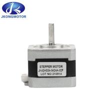 China NEMA17 42mm Stepper Motor 1.8 Degree 2 Phase 0.4A 2.2kg.cm Holding Torque JK42HS34-0424A for sale