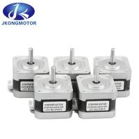 China NEMA17 42mm Stepper Motor 1.8 Degree 2 Phase 0.4A 2.2kg.cm Holding Torque JK42HS34-0424A for sale