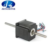 China Nema 23 Hybrid Linear Stepper Motor 3.1N.m 1.8° with Screw Rod for CNC Router for sale