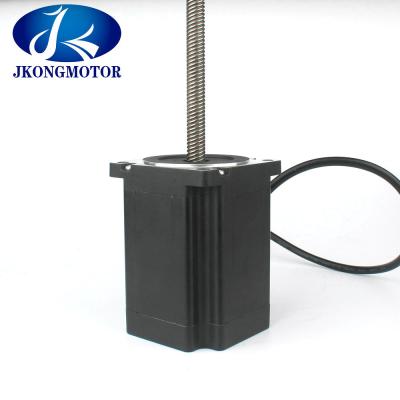 China Nema 34 Non Captive Linear Stepper Motor 1.8° 2 Phase High Torque 4.6N.m to 8.5N.m with TR12 Screw for CNC for sale