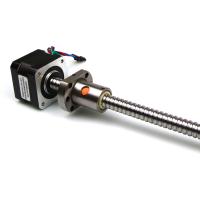 China Jkongmotor Nema23 Ball Screw Stepper Motor 2.8A 300mm Stroke SFU1204 for CNC Linear Actuator for sale