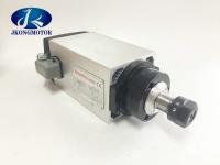 China Square Air Cooled Spindle Motor 3KW 220V 3 Phase ER20 18000RPM CNC Router Milling for sale