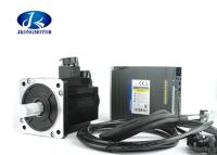China 110mm AC Servo Motor 220V 1.2KW 4N.m 3000RPM with Driver and 3m Cable for sale