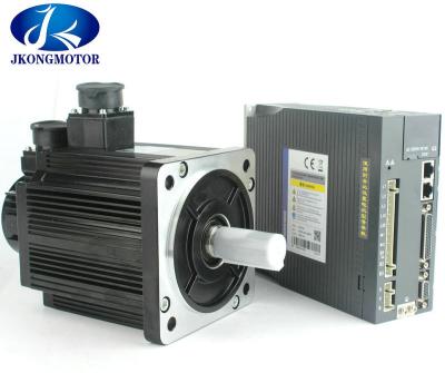 China High Torque Servo Motor 1.8KW 110mm 6A 3000RPM AC Motor with Driver JK-G2A3215 Set for sale