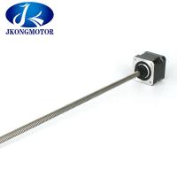 China Nema17 Ball Screw Linear Stepper Motor 1.8 Degree High Torque 4 Lead 0.4-1.68A for sale