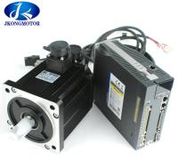 China 80mm AC Servo Motor 1000W 4N.m 2500rpm 3 Phase High Torque with Driver Kit for sale