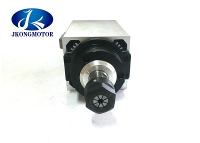 China 6kW ER32 380V 12A Square AC Air Cooled Spindle Motor for CNC Engraving Milling for sale