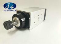 China 6kW ER32 380V 12A Air Cooled Square AC Spindle Motor 18000rpm for CNC Engraving Milling for sale