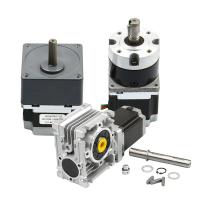 China Jkongmotor OEM ODM Hybrid Geared Stepper Motor NEMA 17 23 34 with Gearbox Encoder Brake Integrated Driver 1.8° Step Angle for sale