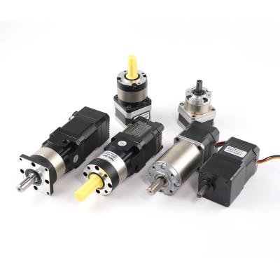 China Jkongmotor OEM ODM Hybrid Geared Stepper Motor NEMA 17 23 34 with Gearbox Encoder Brake Integrated Driver 1.8° Step Angle for sale