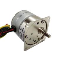 China Permanent Magnet Stepper Motor 42BY12 with Gearbox 40JB4K Ratio 10 12V 7.5 Degree Step Angle for sale