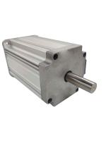 China 80mm Brushless DC Motor for Chenille Spinning Machine 48V 3000RPM Double Shaft for sale