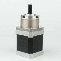 China Nema 17 Planetary Geared Stepper Motor 5.18 1 Ratio High Torque 42mm 1.68A 4.4kg.cm for sale