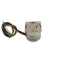 China 12V 4 Phase PM Hybrid Synchronous Stepper Motor with Gearbox 0.4A 12kgcm for sale