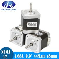 China 0.9 Degree Nema17 Hybrid Stepper Motor 42mm 1.68A 0.44Nm CNC Step Motor for sale