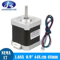 China 0.9 Degree Nema17 Hybrid Stepper Motor 42mm 1.68A 0.44Nm CNC Step Motor for sale