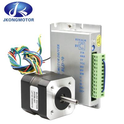China IP30 24V 41W 42mm Brushless DC Motor with Driver Kit 4000RPM for sale