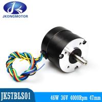 China 46W 36V 4000RPM IP30 Brushless BLDC Motor 57mm Round for Outdoor Use for sale